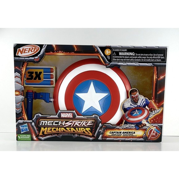 Marvel | Toys | Marvel Mech Strike Mechasaur Captain America Redwing ...
